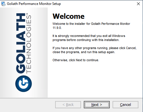 Goliath Performance Monitor Installation Guide – Goliath Technologies ...