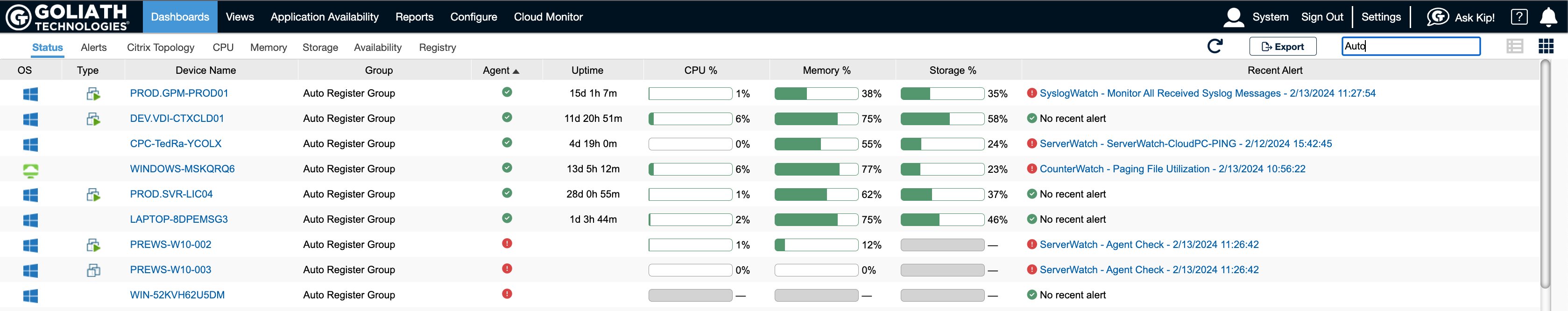 Does Goliath Support Windows 365 Cloud PC Monitoring – Goliath ...